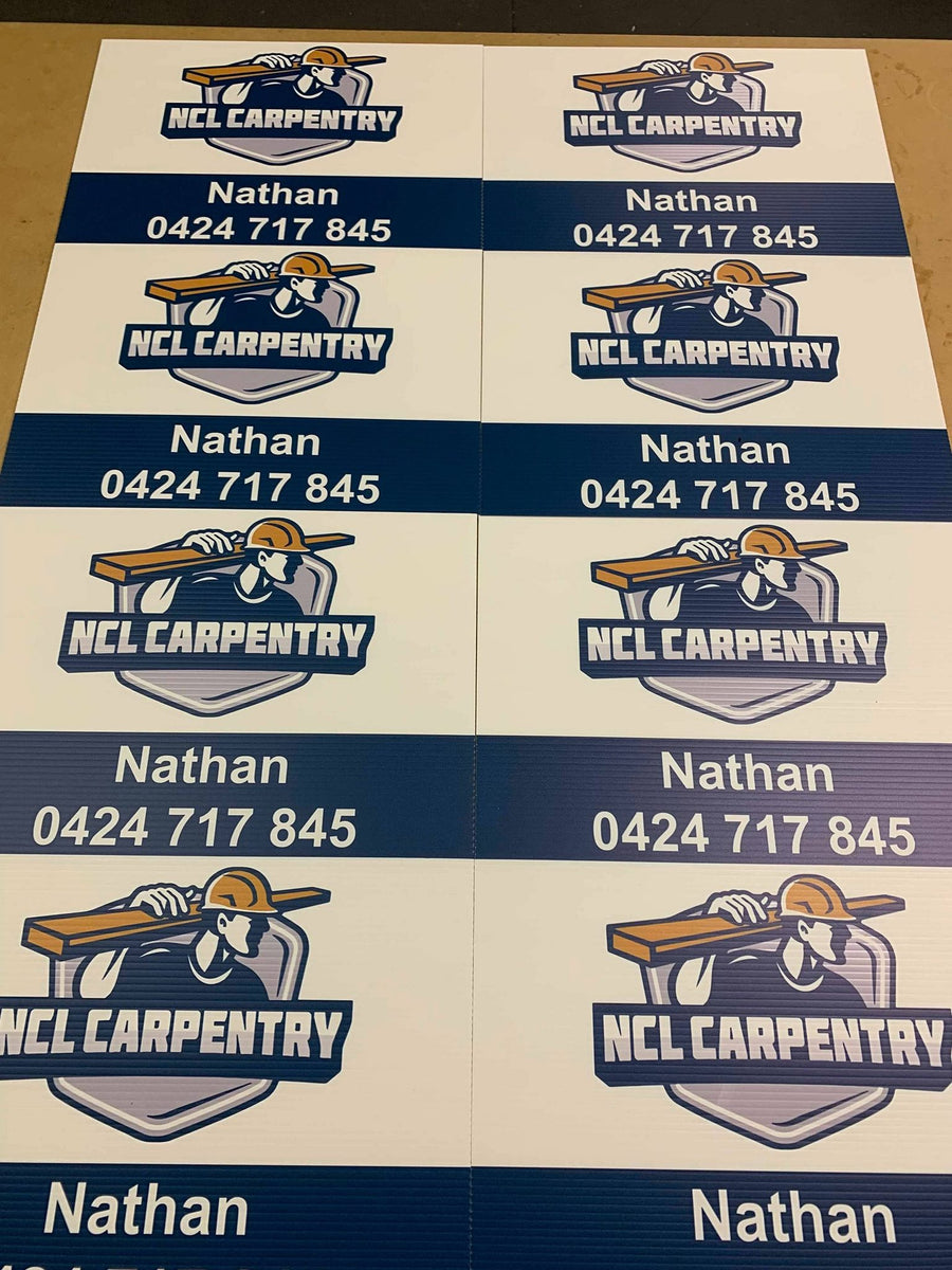 Corflute Signs Thickness 5mm | Northern Printing Group